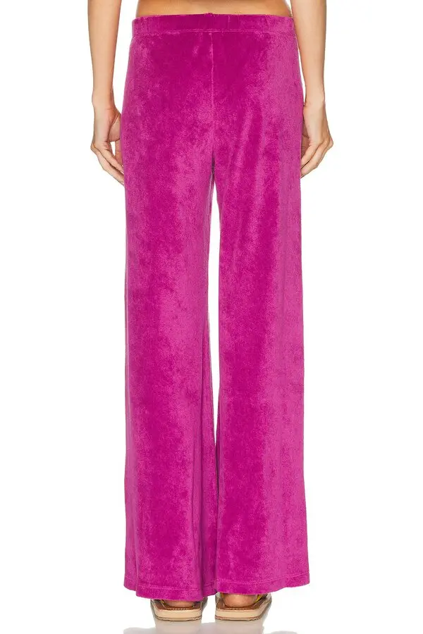 Suzie Kondi Zephyra Terry Flare Pant - Magenta
