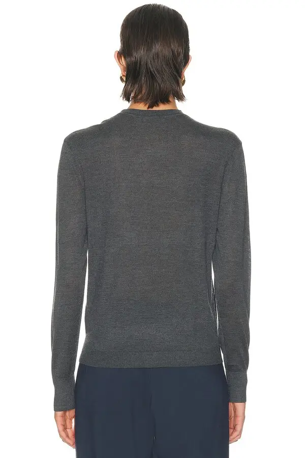 Renggli Cream Crewneck Sweater - Graphite