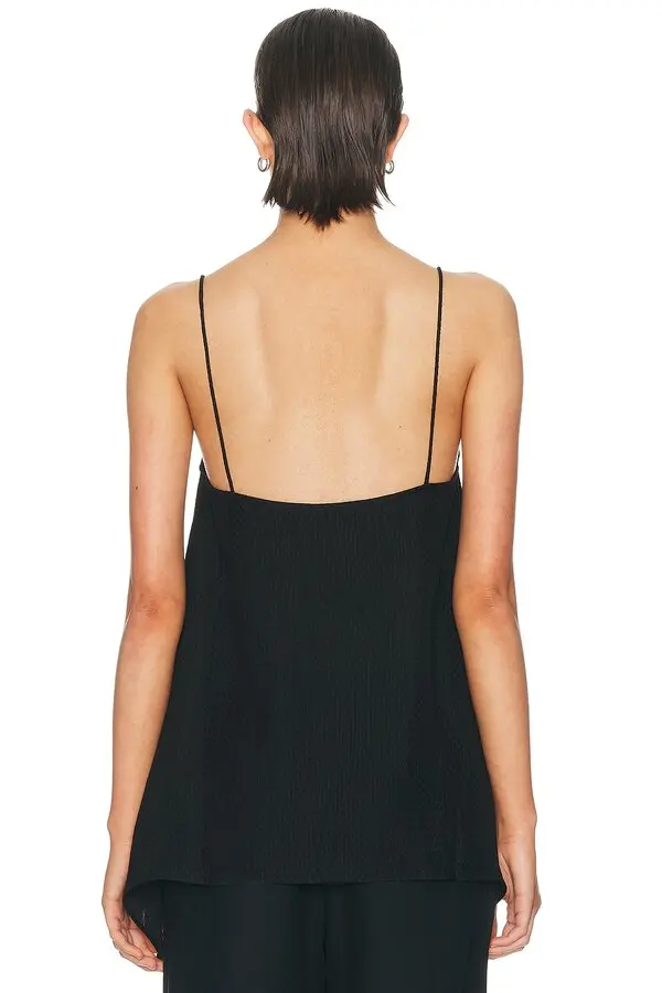 ST. AGNI Textured Weave Cami Top