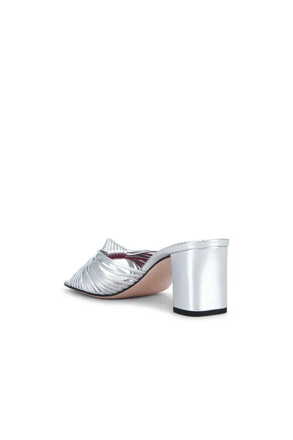Valentino Garavani Annet Slide Sandal - Argento