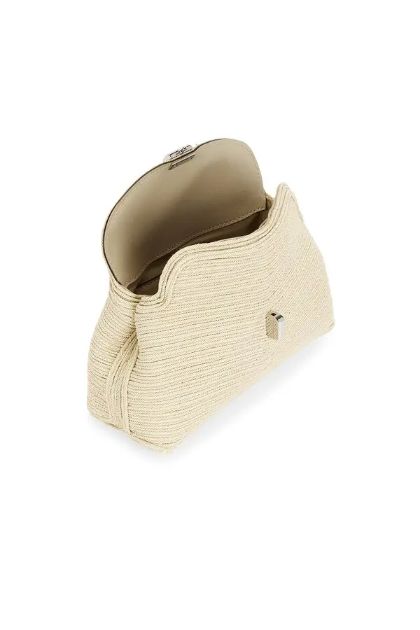 TOTEME Mini T-lock Clutch - Pearl