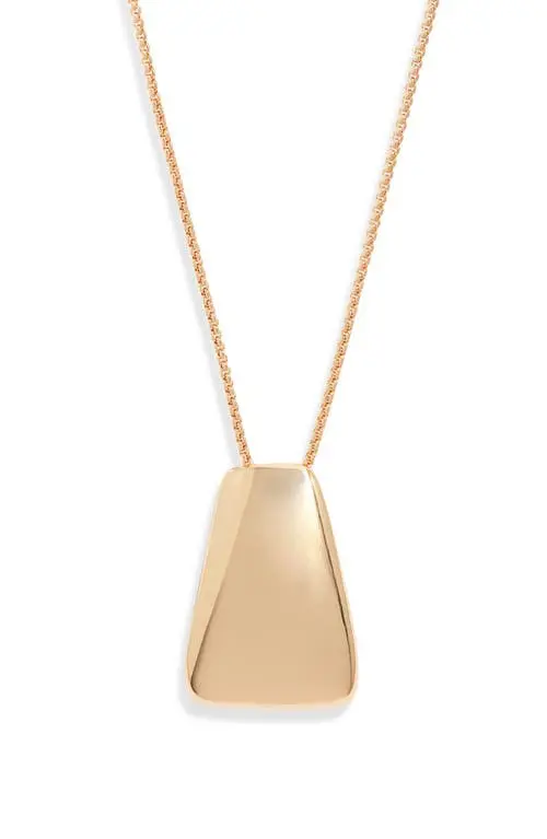 OPEN EDIT Box Chain Pendant Necklace - Gold