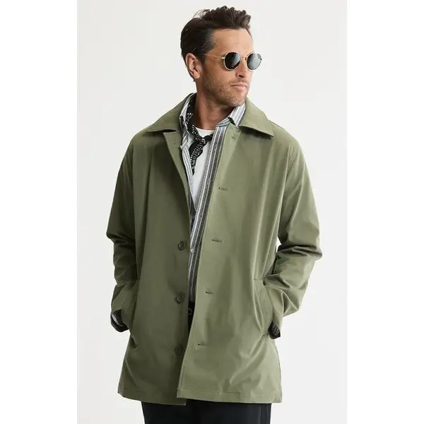 JACHS Tech Twill Mott Coat - Olive