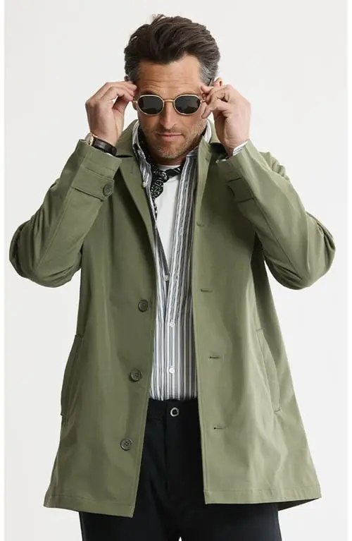 JACHS Tech Twill Mott Coat - Olive