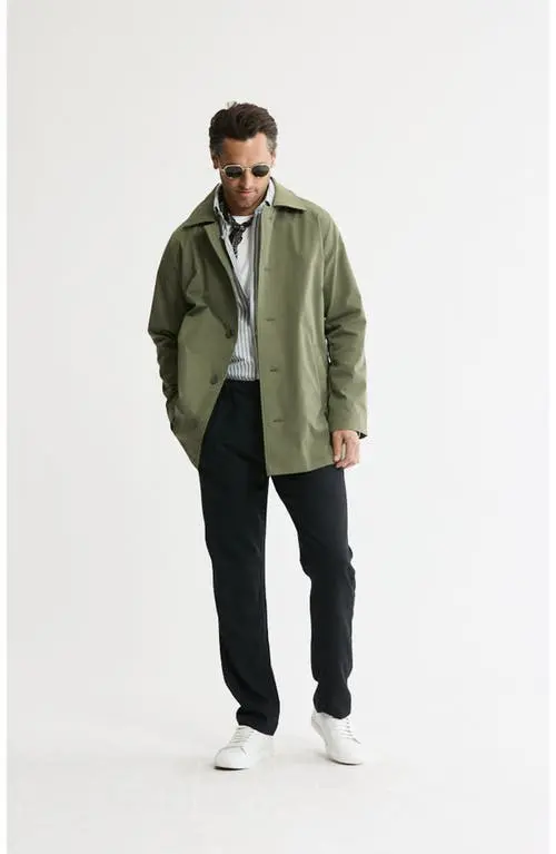 JACHS Tech Twill Mott Coat - Olive