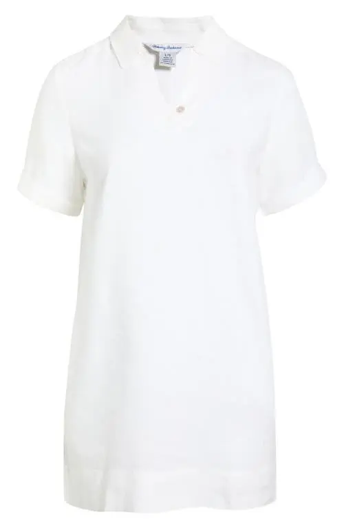 Tommy Bahama Two Palms Linen Polo Dress - White