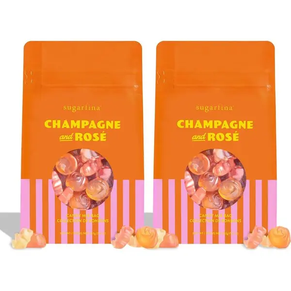 SUGARFINA Champagne & Rosé Set Of 2 Candy Mixed Bag - No Color