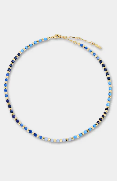 Stella & Dot Kate Gemstone Necklace - Blue