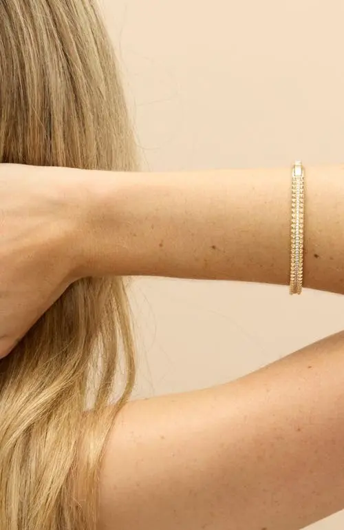 Stella & Dot Vivienne Pave Crystal Cuff Bracelet