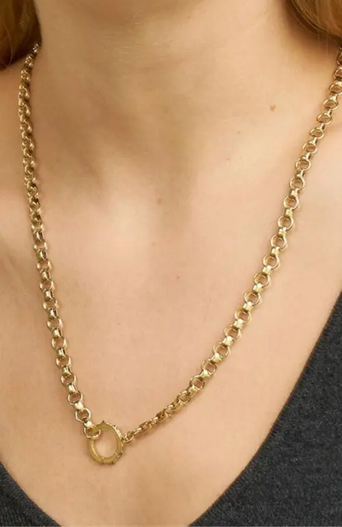 Stella & Dot Medium Open Belcher Layering Chain Necklace