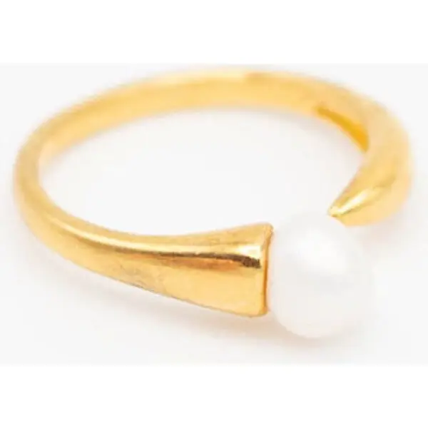 IVY & PEARL CO. Mother Of Pearl Ring - Gold