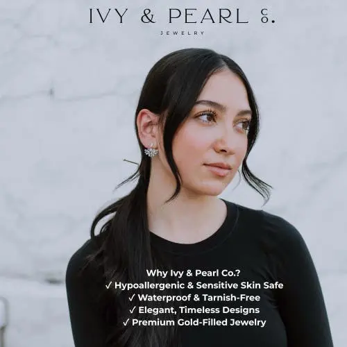 IVY & PEARL CO. 18k Filled Dot Layer Chain Necklace