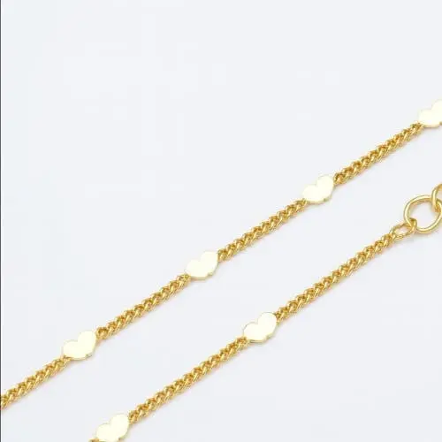 IVY & PEARL CO. Layered Heart Chain Necklace