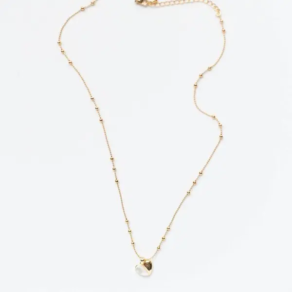 IVY & PEARL CO. Serene Pendant Necklace In Filled - Gold