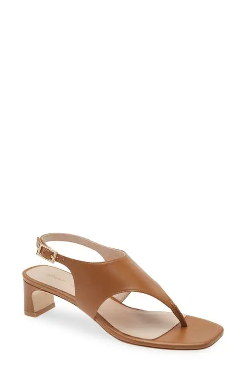 STUART WEITZMAN Block Heel Ankle Strap Sandal - Bohotan