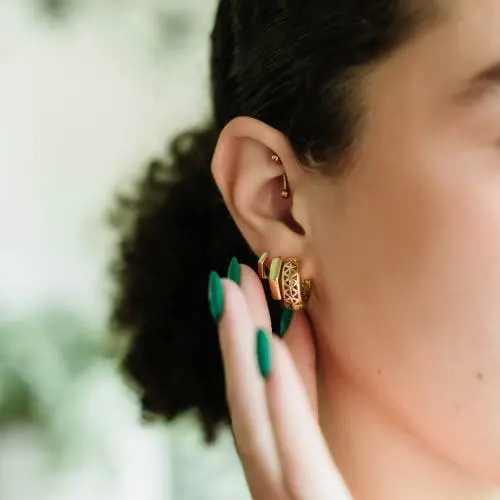 IVY & PEARL CO. The Lancaster Filigree Hoops