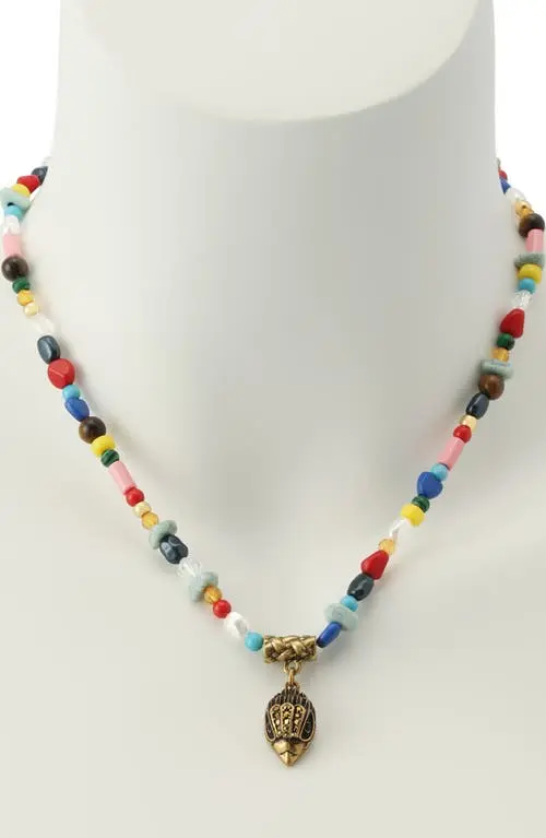 Kurt Geiger Pavé Eagle Head Pendant Necklace