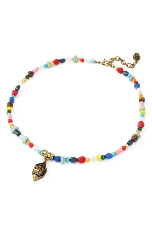 Kurt Geiger Pavé Eagle Head Pendant Necklace