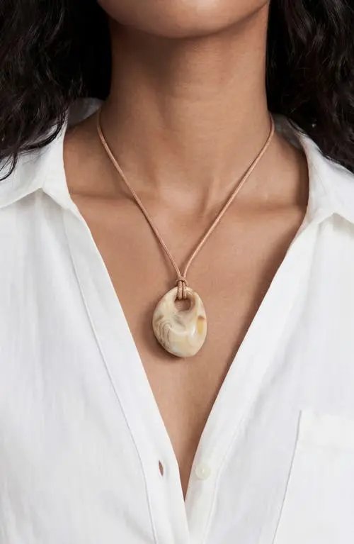 Ettika Resin Medallion Necklace