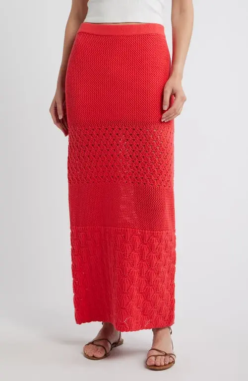 Marine Layer Amada Midi Sweater Knit Skirt