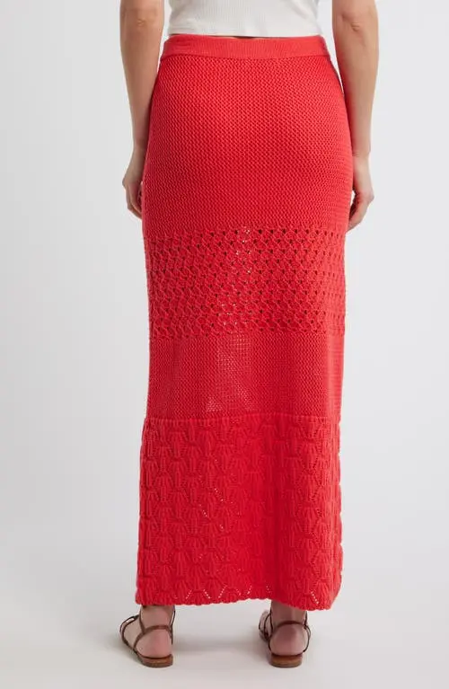 Marine Layer Amada Midi Sweater Knit Skirt