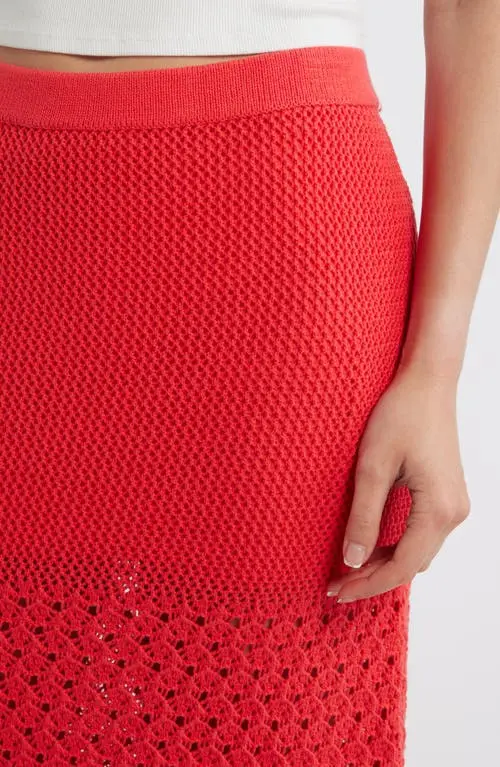 Marine Layer Amada Midi Sweater Knit Skirt