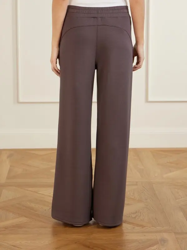 Spanx Airessentials Stretch-jersey Wide-leg Sweatpants