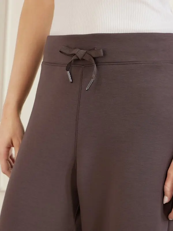 Spanx Airessentials Stretch-jersey Wide-leg Sweatpants