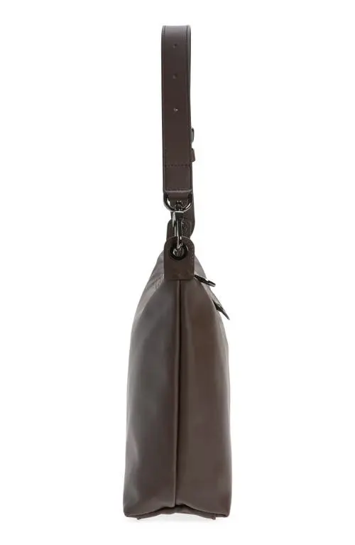 Longchamp Le Pliage Xtra Leather Hobo Bag - Mocha