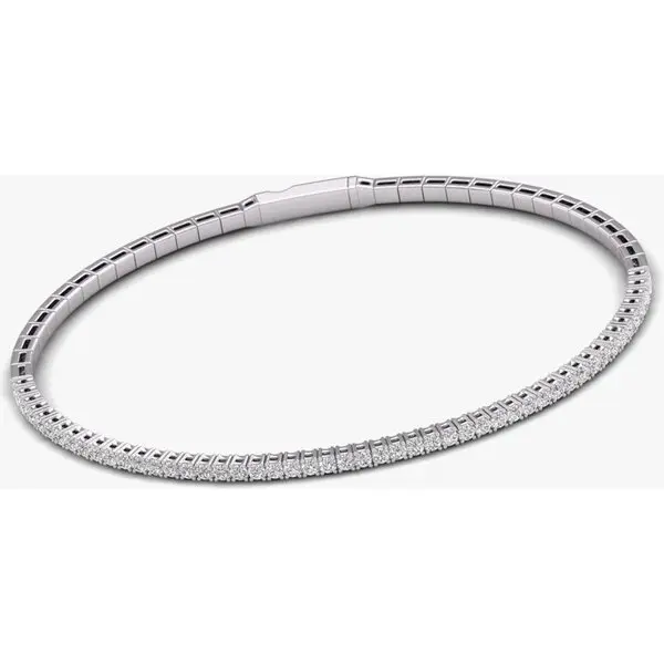 SEREIA OFFICIAL 14k 3.00 Carat Diamond Tennis Bracelet - White Gold