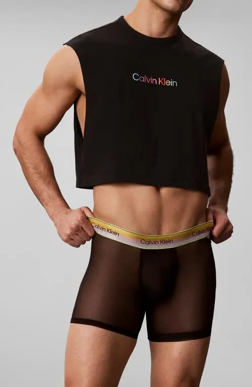 Calvin Klein Pride Sheer Mesh Boxer Briefs
