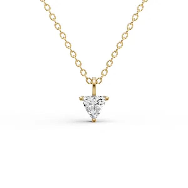 SEREIA OFFICIAL 14k Yellow 0.25 Ct Lab Grown Diamond Solitaire Pendant - Gold