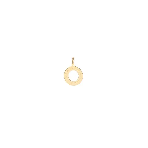 GALER 14k Yellow Gold Sun Pendant - Gold/yellow