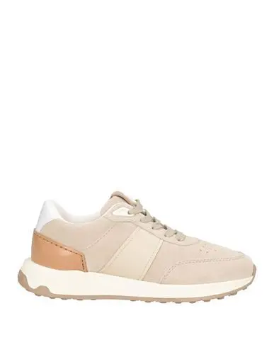 TOD'S Suede And Leather Low-top Sneakers
