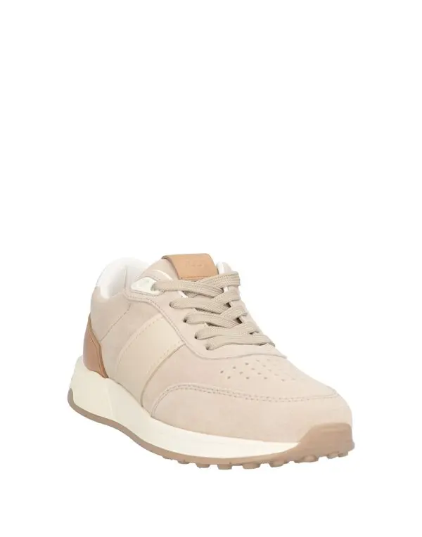 TOD'S Suede And Leather Low-top Sneakers