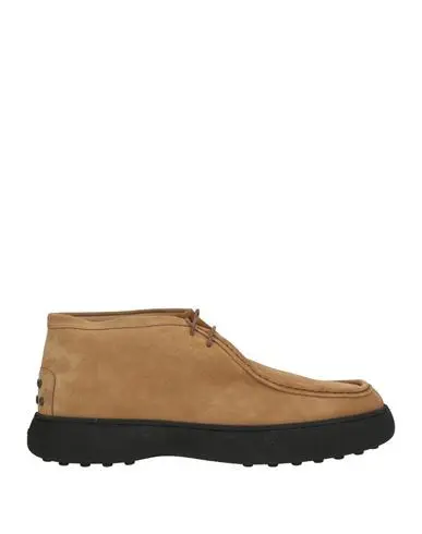 TOD'S Ankle Boots In Suede - Camel