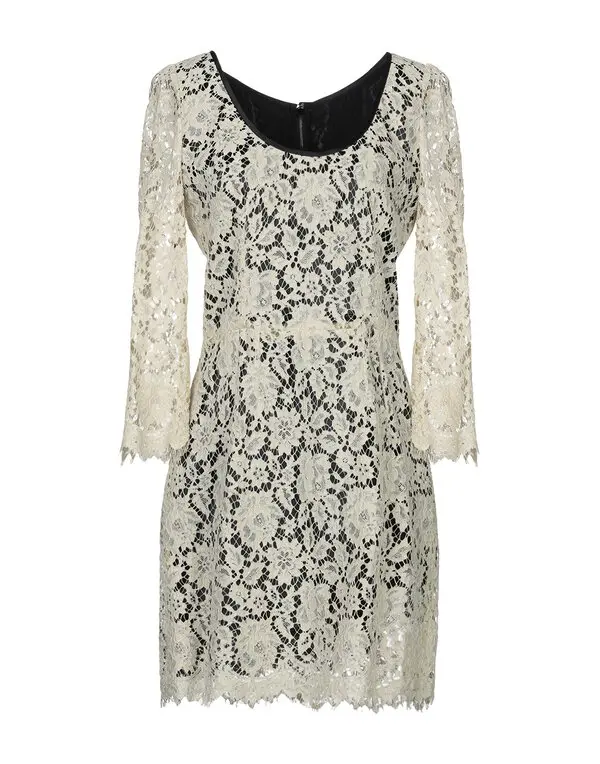 Dolce & Gabbana Lace V-neck Mini Dress