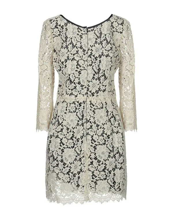 Dolce & Gabbana Lace V-neck Mini Dress
