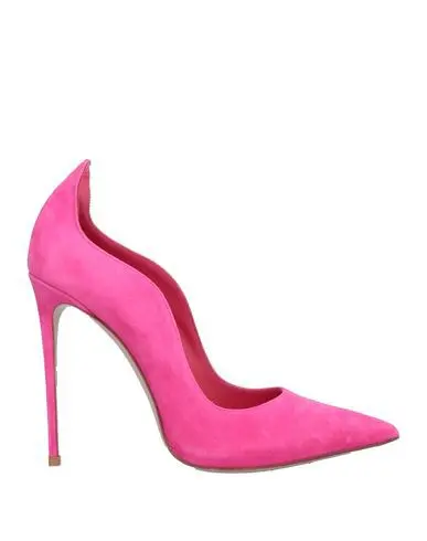 LE SILLA Suede Pointed Toe Stiletto Pumps - Pink