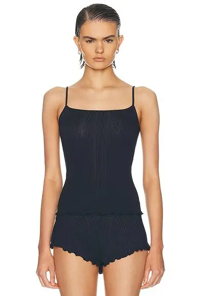 NEGATIVE UNDERWEAR Whipped Cami Top - Navy