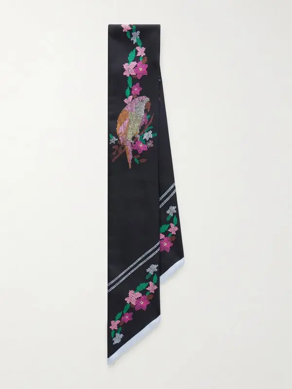 Chloé Printed Silk Scarf