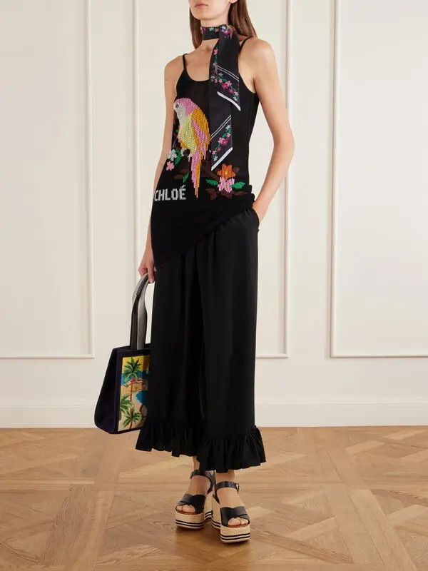 Chloé Printed Silk Scarf