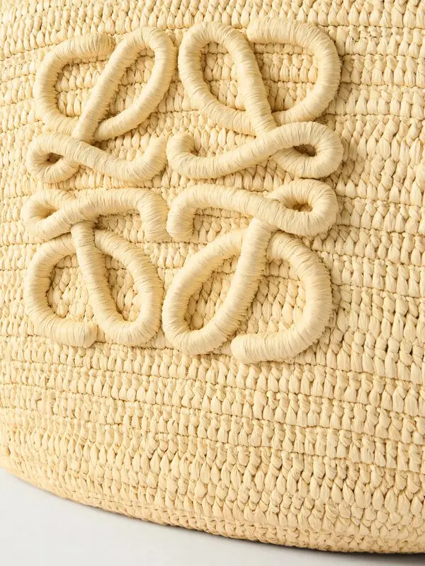 Loewe Eclipse Basket Medium Raffia Tote - Neutrals