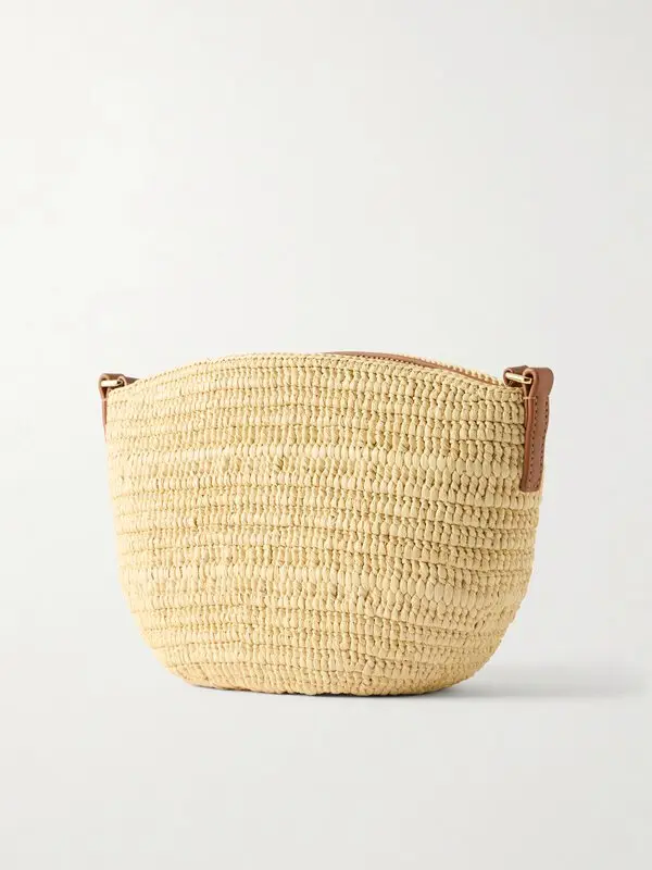 Loewe Eclipse Woven Raffia Shoulder Bag