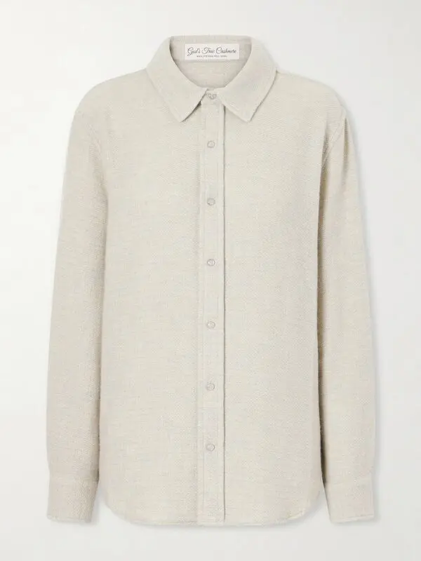 GOD’S TRUE CASHMERE God's True Cashmere Checked Cashmere Shirt