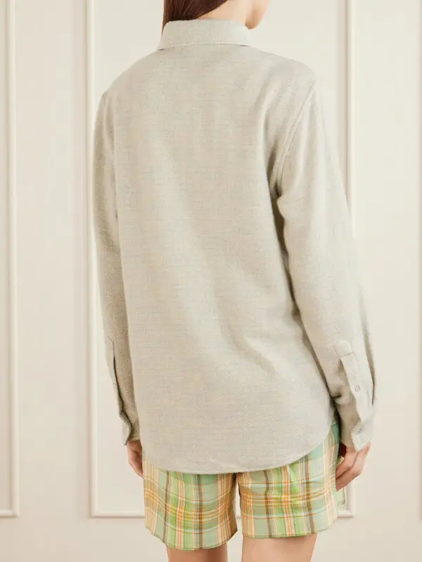 GOD’S TRUE CASHMERE God's True Cashmere Checked Cashmere Shirt