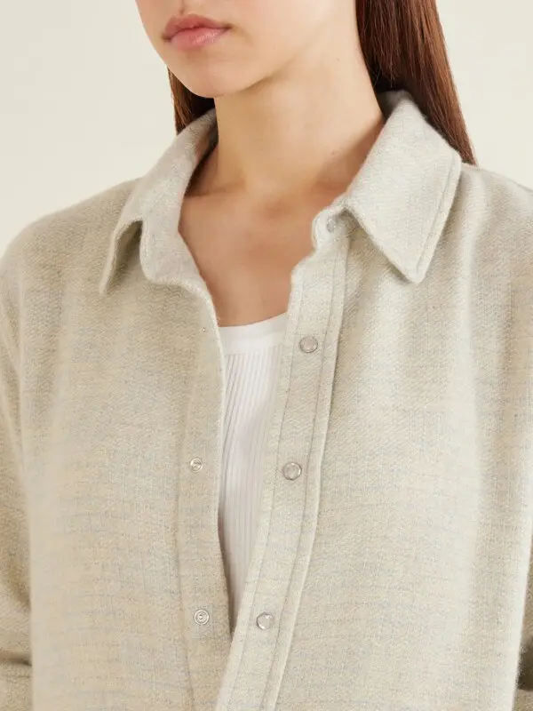 GOD’S TRUE CASHMERE God's True Cashmere Checked Cashmere Shirt