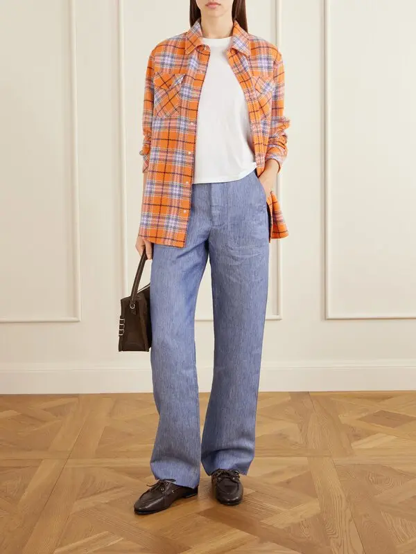 GOD’S TRUE CASHMERE God's True Cashmere Checked Cashmere Shirt