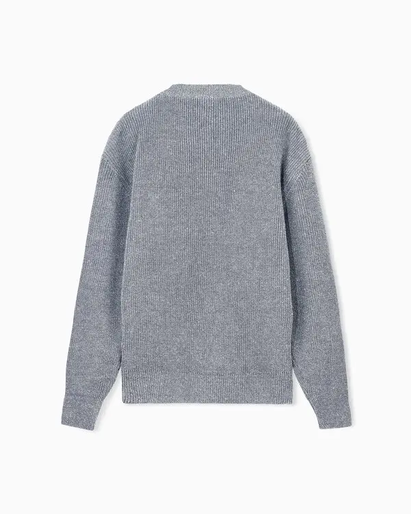 Giorgio Armani Ribbed Linen, Cotton, Cashmere, And Silk Cardigan