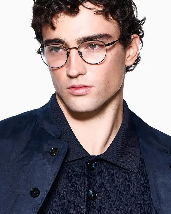 Giorgio Armani Shirt Oversized In Light Lyocell Satin With A Cotton Lining